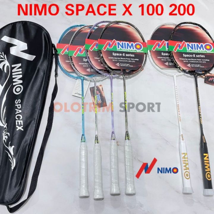 Raket Badminton Nimo SpaceX Space X 100 200 Original | Lazada Indonesia