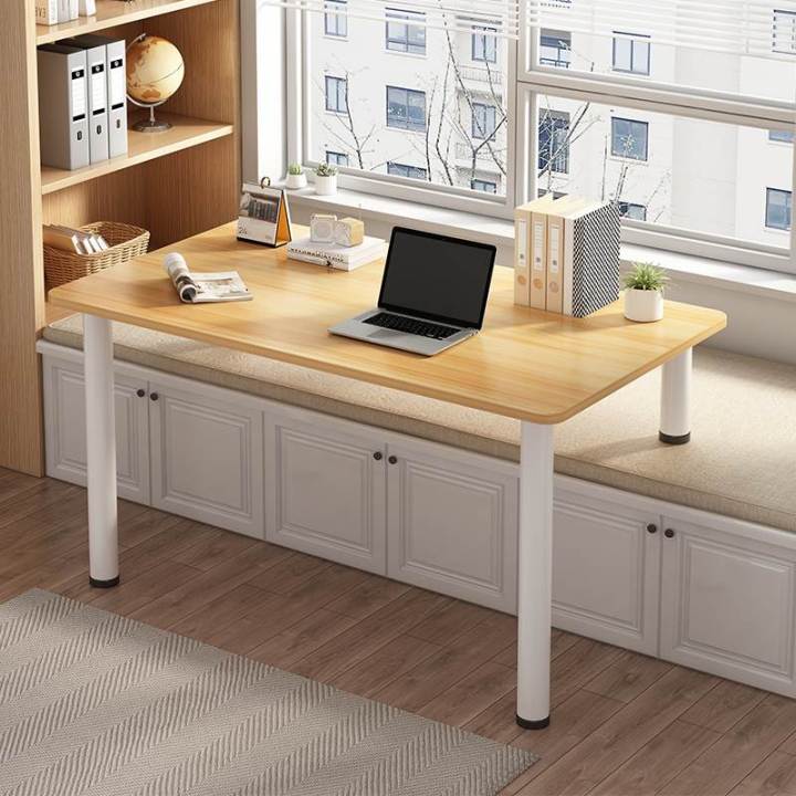 Bay window table desk adjustable feet long legs dresser bedroom ...