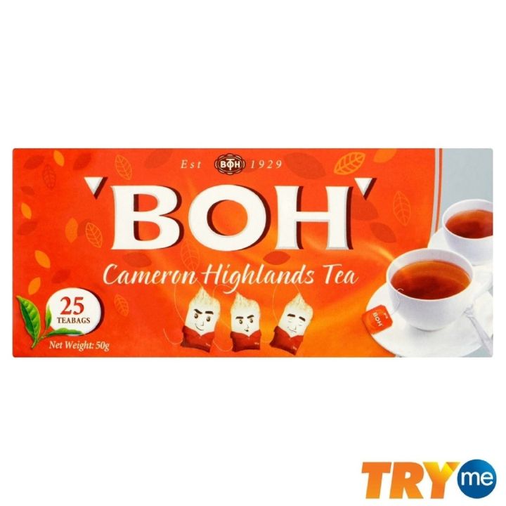 BOH Cameron Highlands Tea (25 Teabags) - 25s x 2g | Lazada