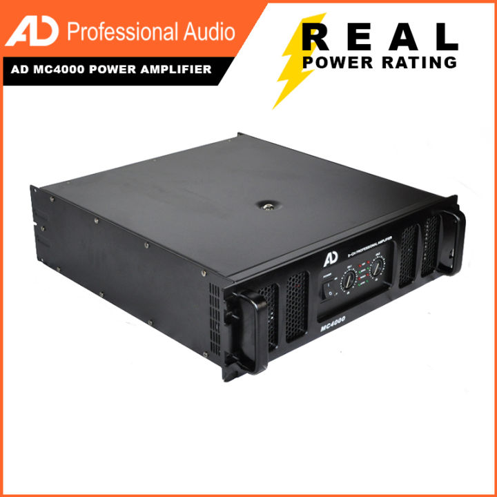 AD MC4000 MC Series Professional Power Amplifier RMS 1050W X 2 8OHMS ...