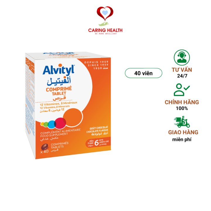 Viên uống Alvityl Comprime - Giúp giúp ăn ngon, hồi phục sức khỏe mau ...