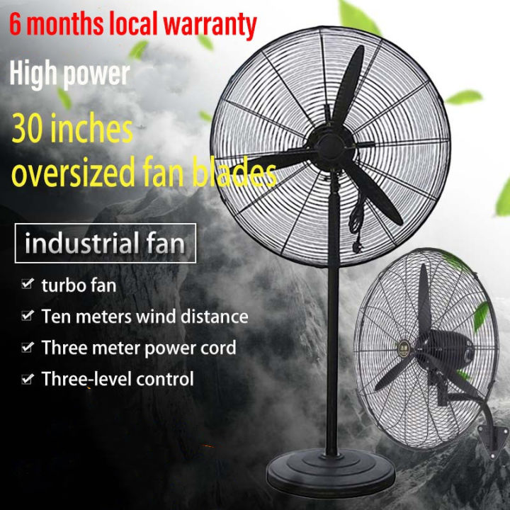30“inch Heavy Duty Industrial Fan Electric Floor Fan Wall Fan Stand Fan ...