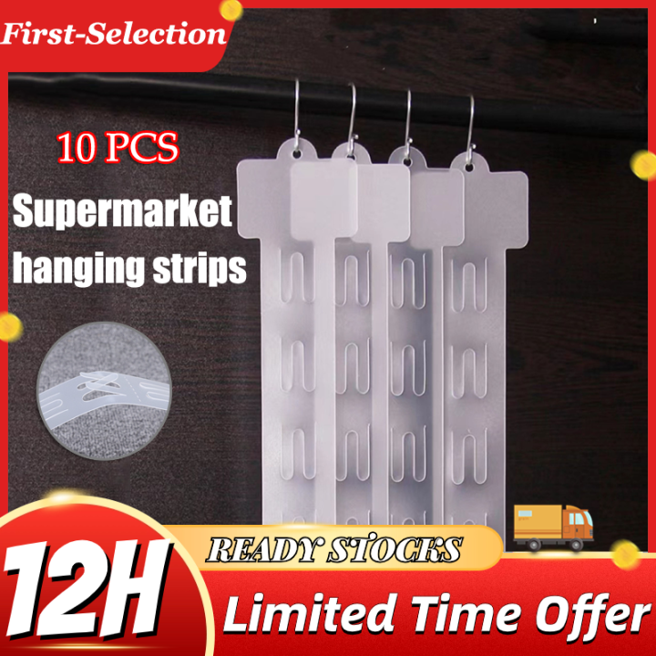PVC Plastic Hanging Strips With Hook Supermarket Store Food Snack ...