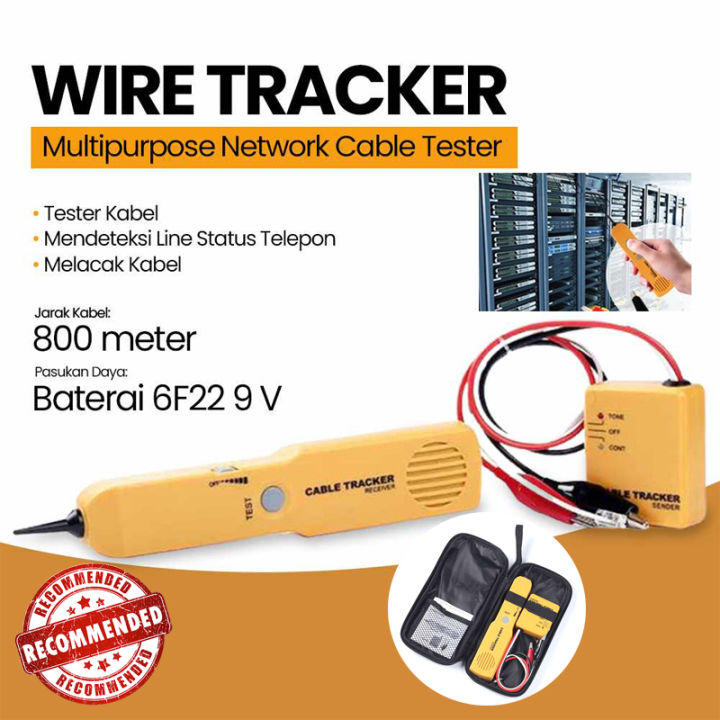 Wire Tracker Network Cable Tester Multipurpose Alat Cek Tes Kabel Putus ...