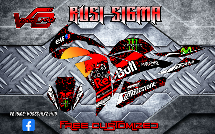 Decals, Sticker for Rusi Sigma 250 | Lazada PH