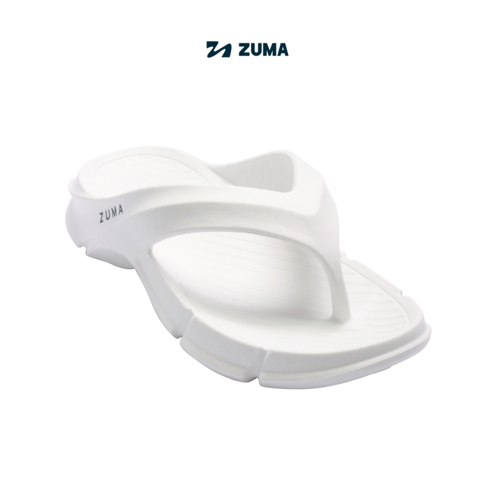 Zuma Men Leon 1 Off White, Sandal Jepit Pria Karet Polos, Putih Tulang ...