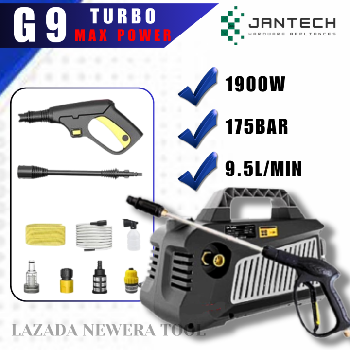 (JANTECH) High Pressure Water Jet G9 Turbo Style High Pressure Water ...