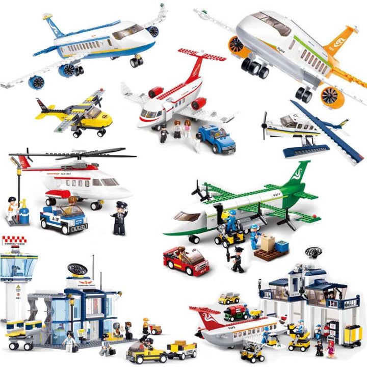 【spot goods】Aviation Aircraft Series Building Blocks Toys Set /DIY ...