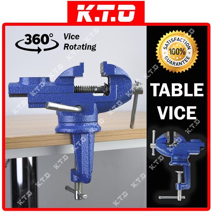 Heavy Duty 360° Swivel Base Table Vice Bench Baby Vise Worktop ...