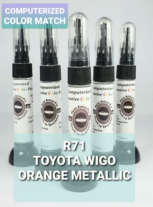 Paint Active Pro Touch Up Specialist - R71 Toyota Wigo Orange Metallic ...