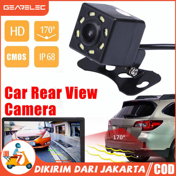 [Stok Lokal] Kamera Belakang Mobil IP66 Tahan Air 170 Derajat Lensa 12 LED Night Vision CCD ...
