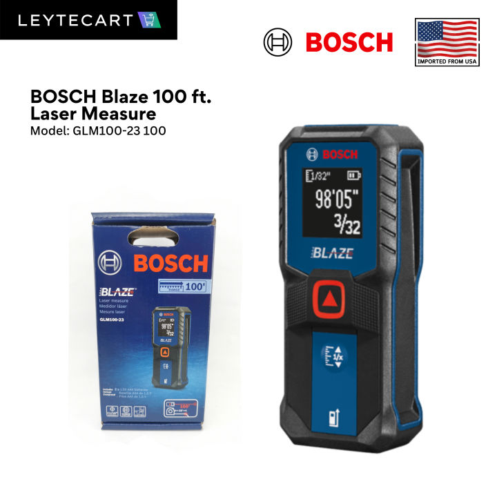 Bosch Blaze Laser Distance Measurer GLM100-23 (30M/100 Ft) | Lazada PH