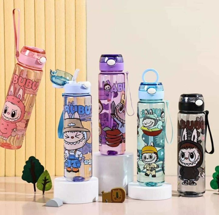 800ml LABUBU Water Bottle For Kids Sport Drink Character Design | Lazada PH