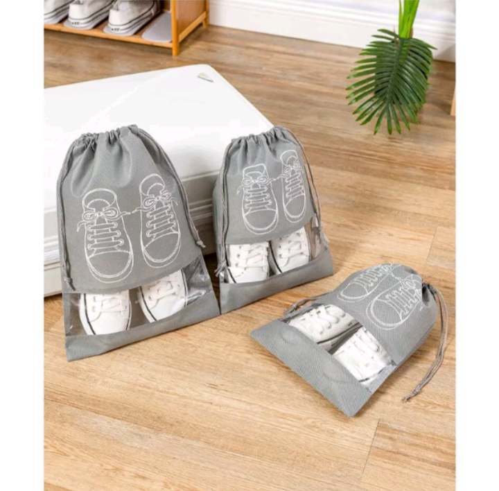 Household Non-Woven Shoe Storage Bag Business Travel Organizer Bag ...