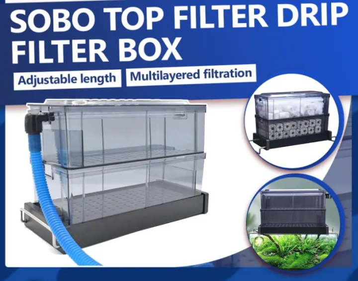 ***Malaysia Ready Stock*** Sobo Aquarium Top Filter Box Drip Box ...