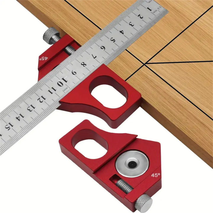 1PCS Carpenter Square Right Angle Ruler Adjustable Combination Try ...