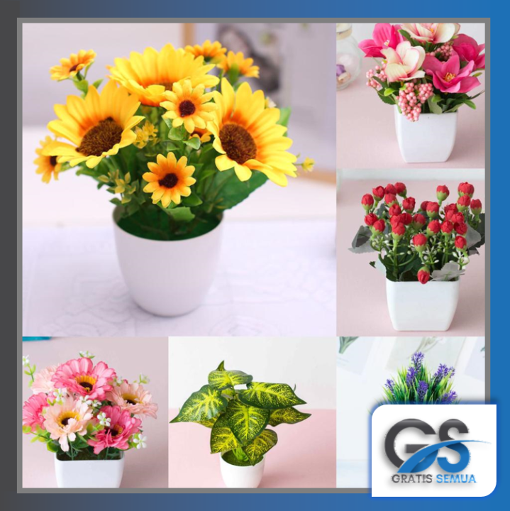 Gratis Semua - Tanaman Bunga Artificial / Tanaman Bunga Dekorasi Rumah ...