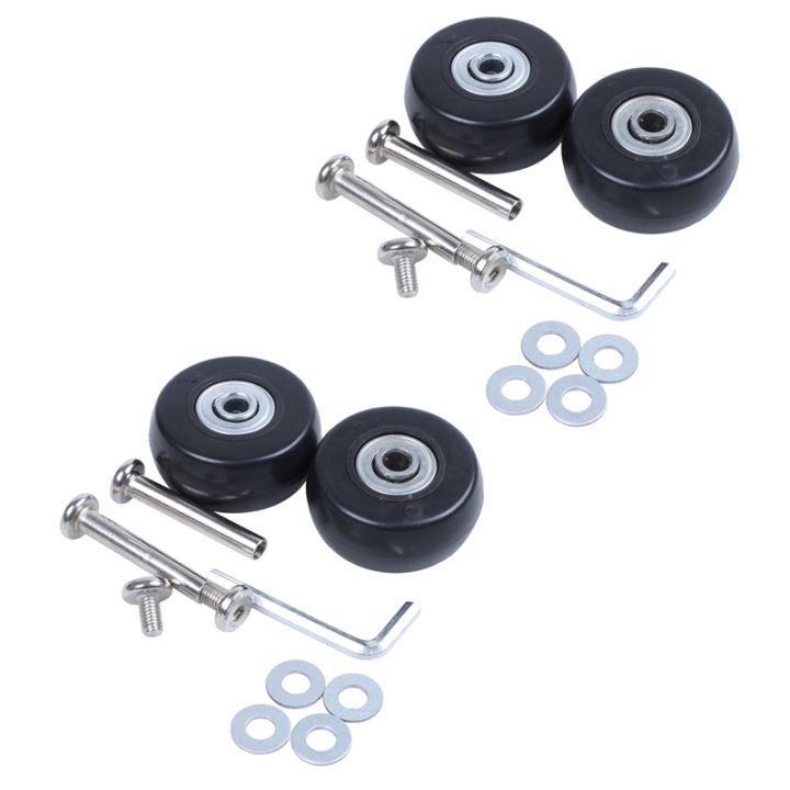 (CFGN) 4 Sets of Luggage Suitcase Replacement Wheels Axles Deluxe ...