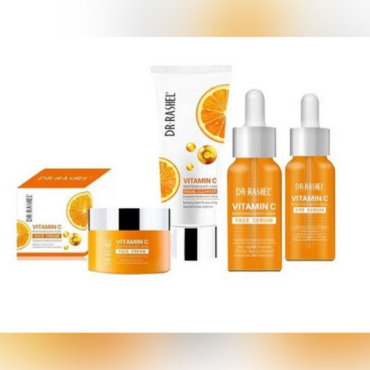 100% original, DR. RASHEL VITAMIN C SKIN CARE SET 4 IN 1 | Lazada