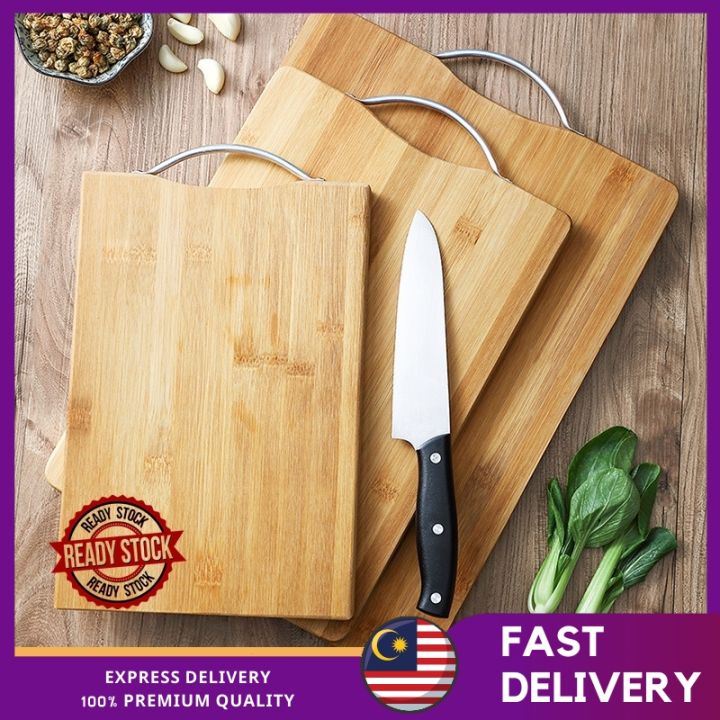 Bamboo Chopping Board Wooden Cutting Board Wooden Papan Pemotong Kayu ...
