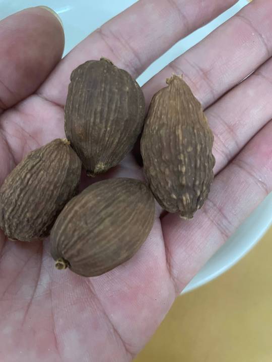 (草果250 g) เม็ดเฉาก๊วย Black Cardamom ลูกชะโก เฉ่าโก่ว กระวานดำ Tsaoko ...