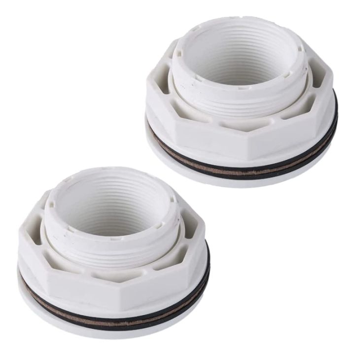 WTIA MALL-2 Pack Above Ground Pool Inlet Return Fitting 1 1/2Inch White ...