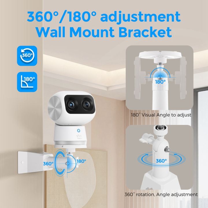Wall Mount Bracket for S350 Security Camera Featuring 360 Degree ...