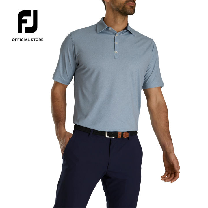FootJoy FJ ProDry Performance Texture Print w Trim Stretch Pique Men's ...