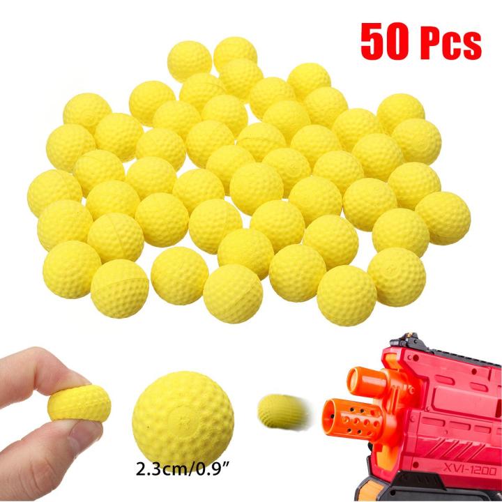 100x Round Refill Compatible Bullet Balls for Nerf Rival Apollo Zeus ...