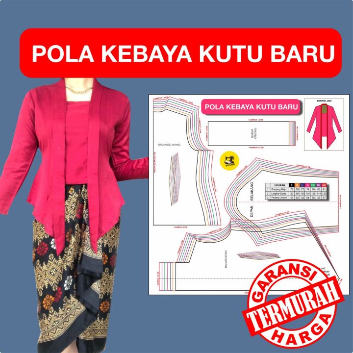 Pola Jiplak KEBAYA KUTU BARU | Lazada Indonesia
