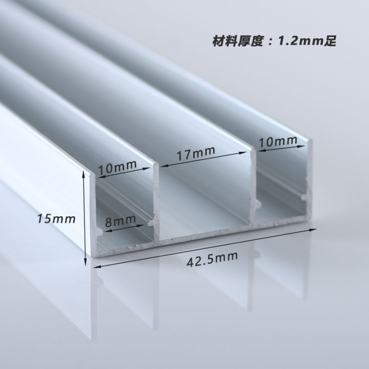 Wardrobe sliding door accessories sliding door track slotted-free ...