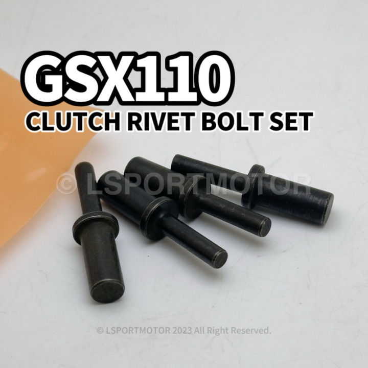 SUZUKI GSX110 CLUTCH RIVET BOLT SET (1SET) RIVET CLUTCH HOUSING GSX 110 ...