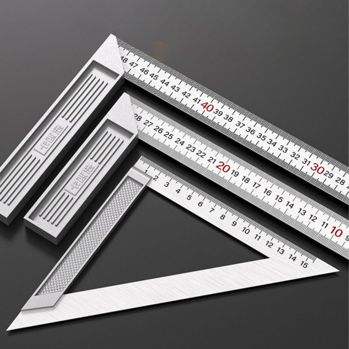 Precision Carpenter & Engineering Ruler | Aluminum Alloy Measuring Tool ...