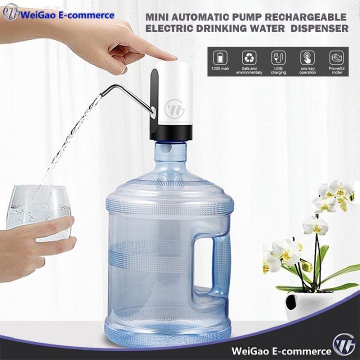 WG Rechargeable Electric Drinking Water Dispenser Mini Portable ...