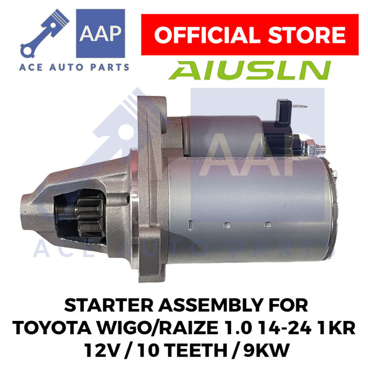 Starter Assembly for Toyota Wigo, Raize 1.0 2014-2024 1KR 12V/10Teeth ...