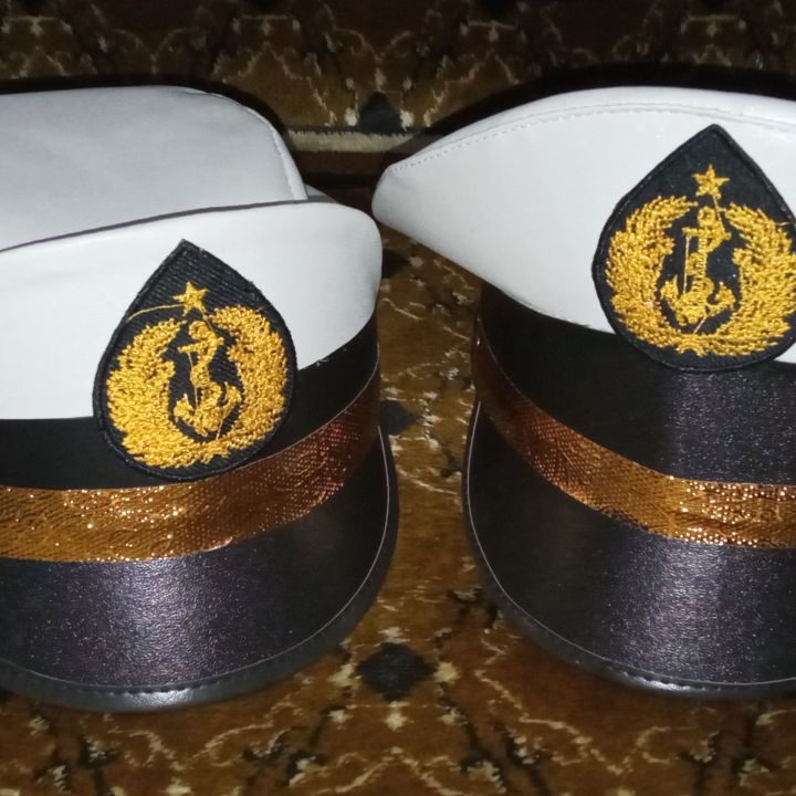 TERMURAH Topi Karnaval TNI AL anak / Topi Karnaval TNI AL / Topi ...