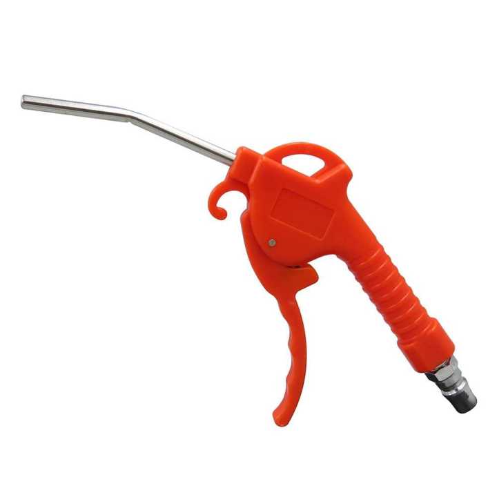Air Blow Gun Red Plastic Handle Angled Bent Nozzle Air Duster Blow Gun ...