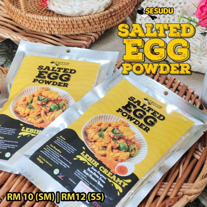 [Pilihan Hotel] Salted Egg Powder Serbuk Asli Salted Egg Murah Cuma ...