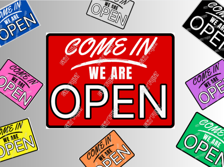 Open and Close Signage Laminated Signage | Lazada PH