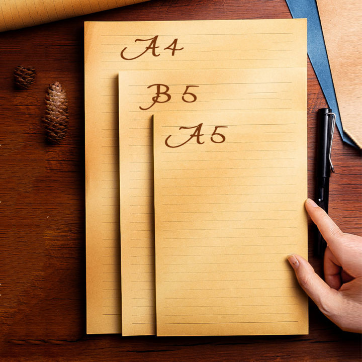 BANDI A4/B5/A5 Creative Packaging Paper Stationery Vintage Writing ...