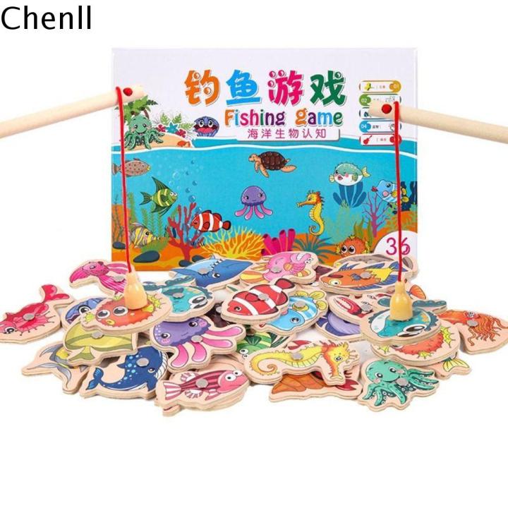 Ocean Fishing ic Fishing Play set Marine Life Fishing Toys Cognition ...