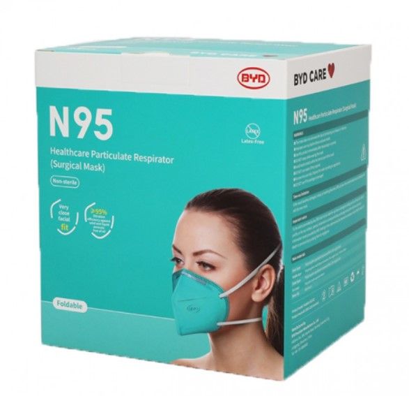 Temasek Foundation BYD Care N95 Particulate Respirator Face Mask Single ...