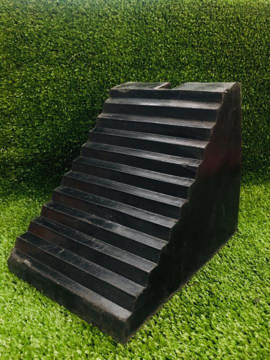 1 PIECE Anti-slip Rubber Wheel Stopper Choke Wheel LORRY TYRE RUBBER ...