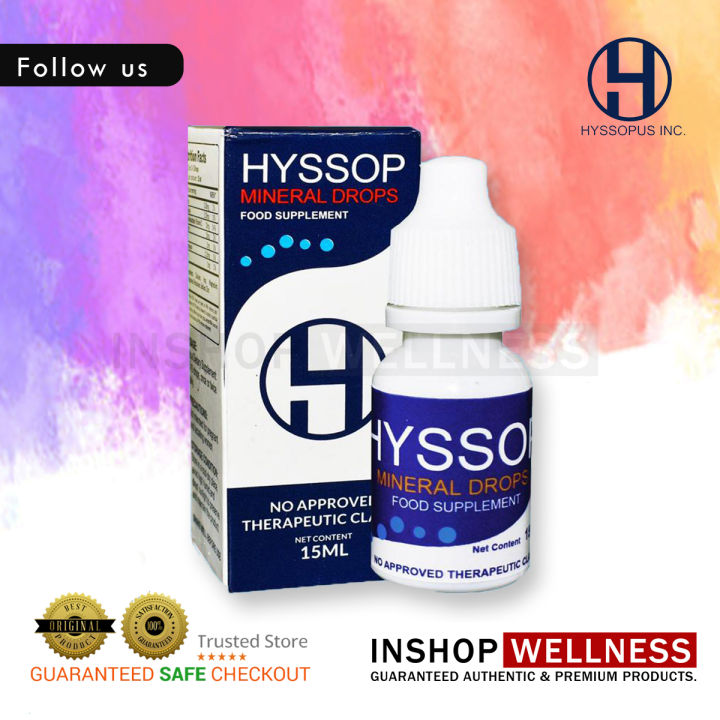 Hyssop Mineral Drops 15ml | Lazada PH
