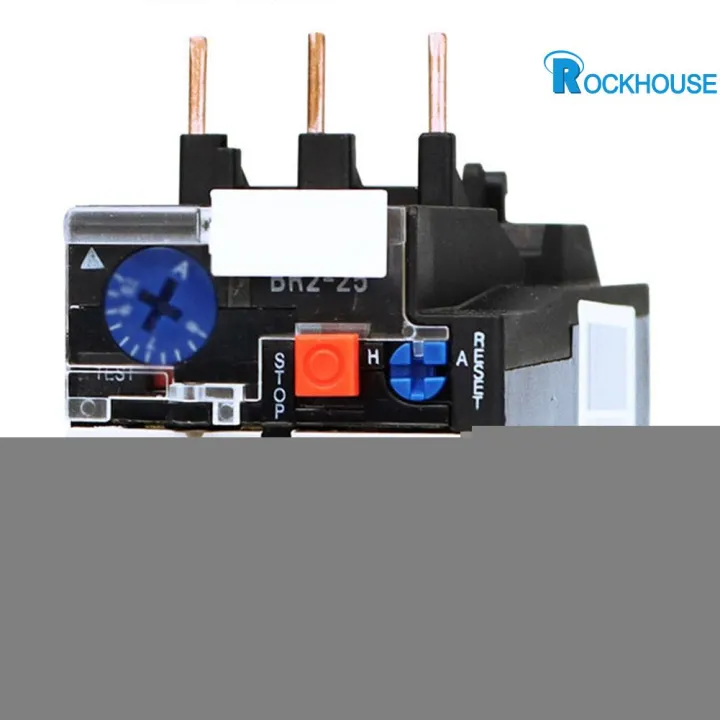 【BYPL】 Three Phase Thermal Overload Relay JR225 0 63A to 10A IP20 for ...