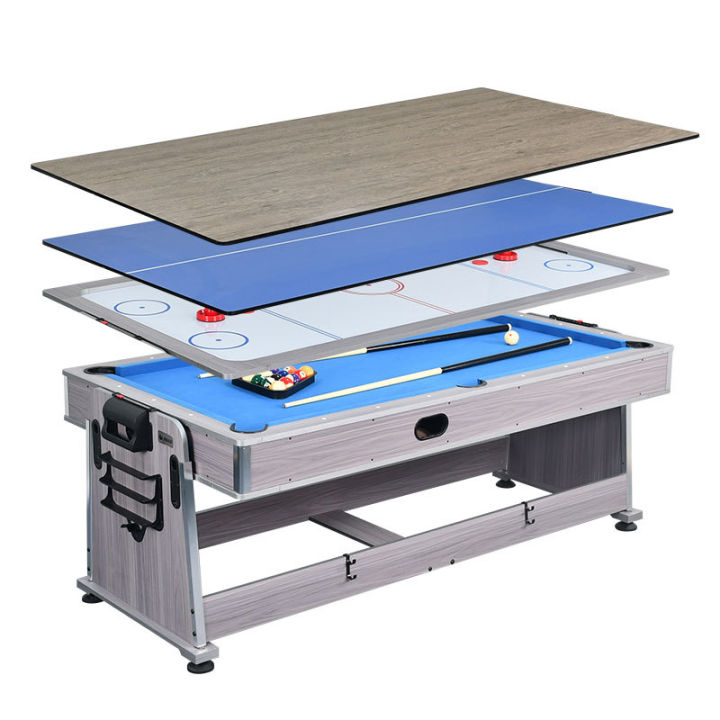 New 7ft Pool Table 4 In 1 Billiards Table Tennis Conference Table ...