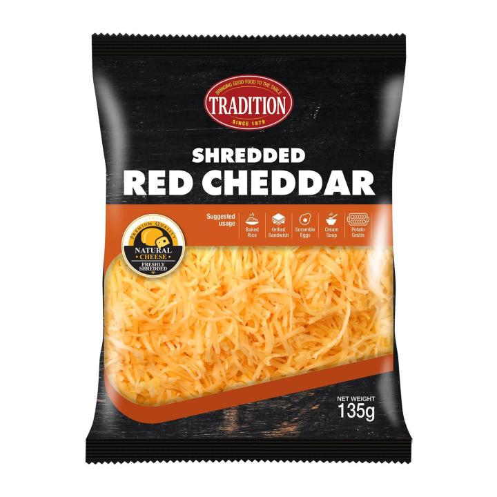 Tradition Shredded Red Cheddar | Lazada Singapore