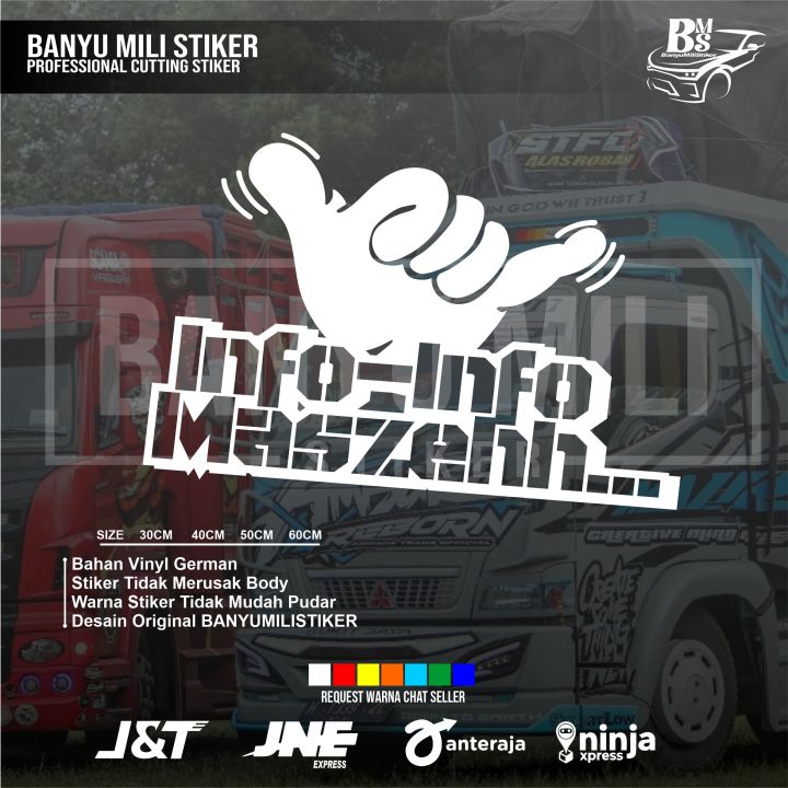 Stiker sticker kaca info info mase stiker variasi kaca mobil truk ...