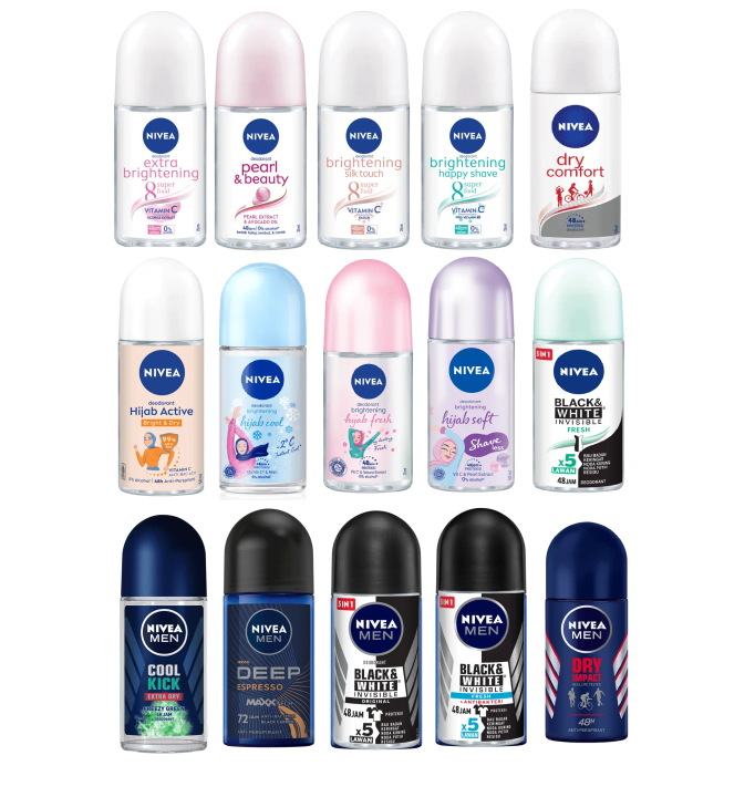 Nivea Deodorant Men / Women Brightening Cool Kick Deep Darkwood Black ...