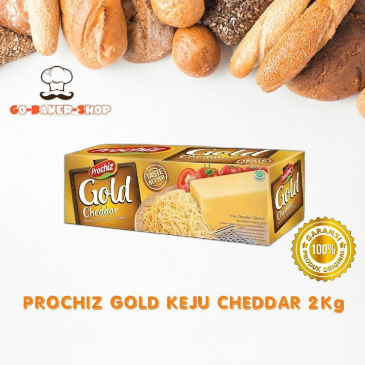 Prochiz Gold Cheddar 2Kg Keju Cheddar | Lazada Indonesia